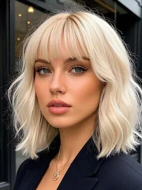 Amarlis | Hair | New Amarlis Platinum Blonde Wigs For Women 4 Inch Wavy ...